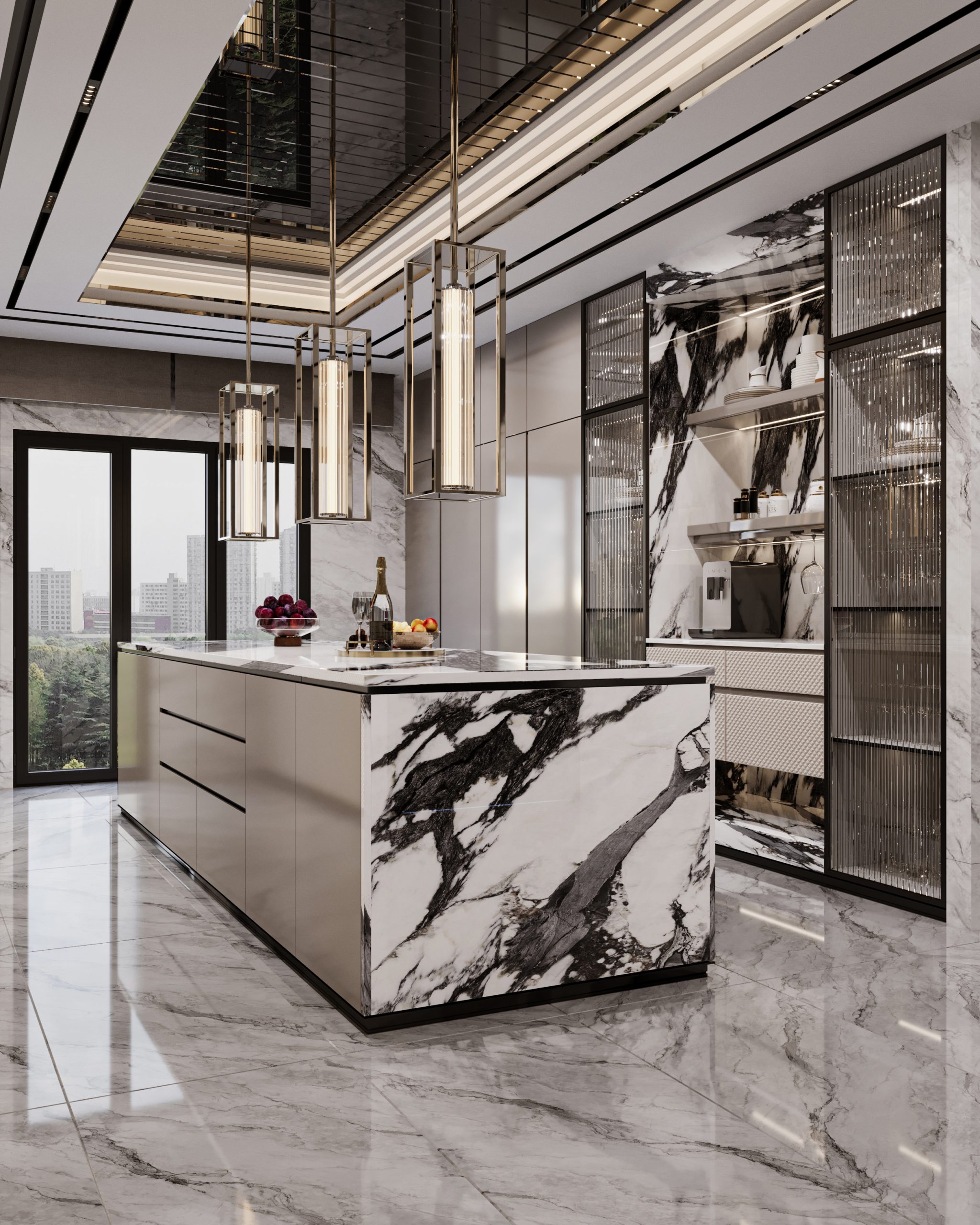 INTERIOR OF A LUXURY RESIDENCE IN THE IRAQ – Yasar Cosut Architects