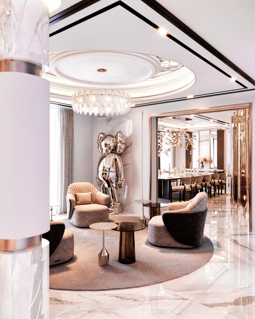 INTERIOR OF A LUXURY RESIDENCE IN THE IRAQ – Yasar Cosut Architects